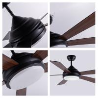 China Modern 52In LED Ceiling Fan Americana Ceiling Fan DC Motor for sale