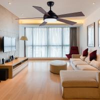 China Modern 52In LED Ceiling Fan Americana Ceiling Fan DC Motor for sale