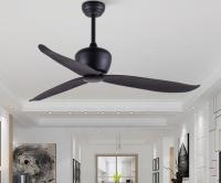 China 52In Retro Americana Ceiling Fan 52 Flush Mount Ceiling Fan With Light for sale