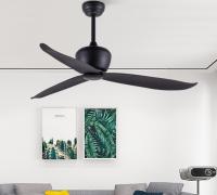 China 52In Retro Americana Ceiling Fan 52 Flush Mount Ceiling Fan With Light for sale