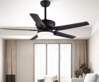 China 52In European Ceiling Fans With Lights ECO Five Blade Ceiling Fan for sale