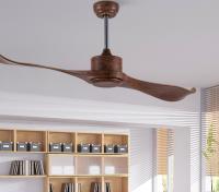 China Indoor Retro 52 In European Ceiling Fans ABS Remote Control For Living Room for sale