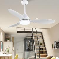 China 48in Kitchen Ceiling Fans With Light White 3 Blade Ceiling Fan for sale