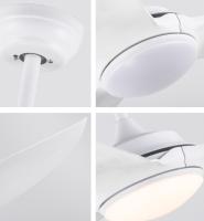 China ABS Remote Modern Led Ceiling Fan 58 Inches Three Blades for sale