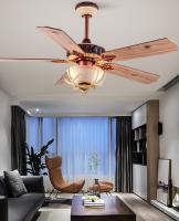 China 5 Plywood Blades 52 Ceiling Fan With Dimmable Light DC Motor for sale