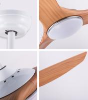 China 3 Blades Hunter 52 Ceiling Fan Modern LED Ceiling Fan Low Noise for sale