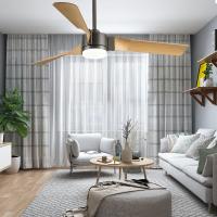China ABS Blades 48 Inch Fan With Light Modern Living Room Fan With Light for sale