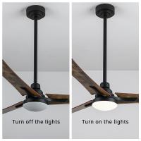 China 3 Blades Ceiling Fan With Light 52 Inch Americana Ceiling Fan for sale