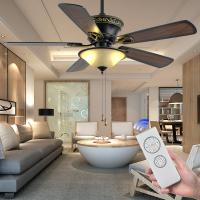 China Metal Plywood American Ceiling Fans Plywood 52in Ceiling Fan With Light for sale