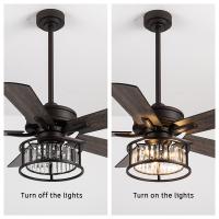 China Adjustable Speed American Ceiling Fans 5 Plywood Blades 42 Inch Ceiling Fan for sale