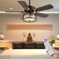 China Adjustable Speed American Ceiling Fans 5 Plywood Blades 42 Inch Ceiling Fan for sale