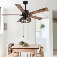 China Plywood 52 American Ceiling Fans 5 Blades AC Ceiling Fan for sale