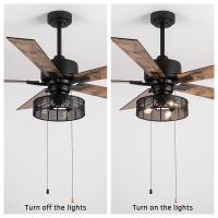 China Plywood 52 American Ceiling Fans 5 Blades AC Ceiling Fan for sale