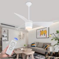 China 3 ABS Blades DC Ceiling Fan 52 Inch With Light Americana Ceiling Fan for sale