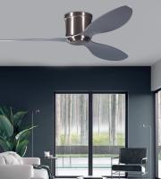 China Energy Saving 52 Inch Silent Ceiling Fan Remote Control For Bedroom for sale
