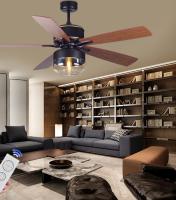 China Plywood Blades 52 Inch American Ceiling Fans For Bedroom With Light for sale