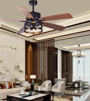 China 52 Inch Remote Control Fan 5 Blades Direct Current Ceiling Fans for sale
