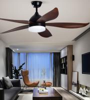 China Bedroom Modern LED Ceiling Fan 3 Blades 52 Ceiling Fan Light for sale