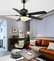 China Plywood Ceiling Fan 52 Inch With Light Contemporary Ceiling Fans With Led Lights for sale