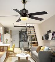 China Plywood Ceiling Fan 52 Inch With Light Contemporary Ceiling Fans With Led Lights for sale