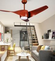 China 52In ABS European Ceiling Fans Low Noise Remote Control For Bedroom for sale