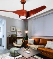 China 52In ABS European Ceiling Fans Low Noise Remote Control For Bedroom for sale