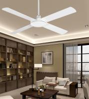China 4 Plywood Blades 52 Inch Ceiling Fan With Light And Remote Control for sale