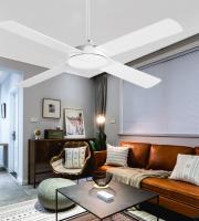 China 4 Plywood Blades 52 Inch Ceiling Fan With Light And Remote Control for sale