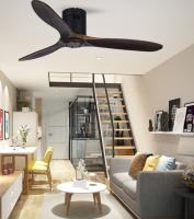 China Triple Hanging Ceiling Fan With Light 52 3 Blade Ceiling Fan for sale