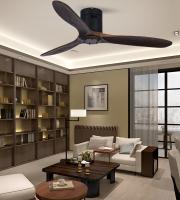 China Triple Hanging Ceiling Fan With Light 52 3 Blade Ceiling Fan for sale