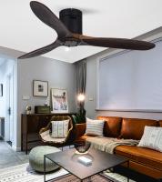 China Triple Hanging Ceiling Fan With Light 52 3 Blade Ceiling Fan for sale