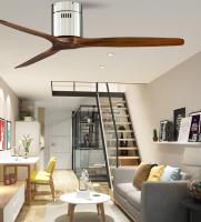 China Remote Control Fan With 3 Blades Flush Mount Three Blade Ceiling Fan for sale