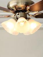 China Retro 42 European Ceiling Fans 4 Blade Ceiling Fan 1200mm for sale