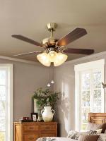 China Retro 42 European Ceiling Fans 4 Blade Ceiling Fan 1200mm for sale
