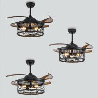 China 52 Inch High quality Smart Ceiling Fan DC Motor With Light Bedroom Comfortable for sale