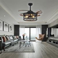 China 52 Inch High quality Smart Ceiling Fan DC Motor With Light Bedroom Comfortable for sale