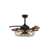China Bedroom Comfortable E27 52 Inch High Quality Smart Ceiling Fan DC Motor With Light for sale