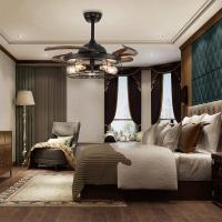 China Bedroom Comfortable E27 52 Inch High Quality Smart Ceiling Fan DC Motor With Light for sale