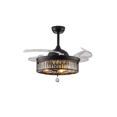 China 52 Inch Bedroom Comfortable High Quality Low Noise Ceiling Fan DC Motor With Light for sale