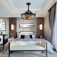 China 52 Inch Bedroom Comfortable High Quality Low Noise Ceiling Fan DC Motor With Light for sale