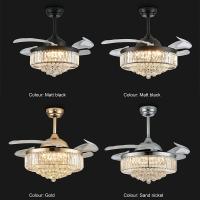China Low Noise 52 Inch Bedroom Comfortable Ceiling Fan DC Motor With Light for sale