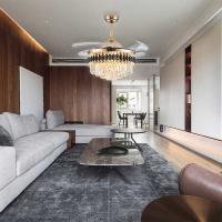 China 52 DC Folding Ceiling Fan With Light Chandelier With Hidden Fan for sale