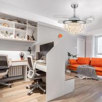 China Silver Indoor Folding Ceiling Fan With Light For Bedroom for sale