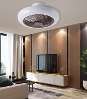 China Flush Folding Ceiling Fan With Light Modern Bladeless Ceiling Fan for sale