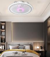 China ECO Led Bladeless Ceiling Fan Dimming Chandelier Bladeless Ceiling Fan for sale