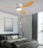 China Remote Control 3 Fan Ceiling Fan White Hunter 52 Ceiling Fan for sale