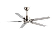 China Silver Modern LED Ceiling Fan ECO 52 3 Blade Ceiling Fan for sale