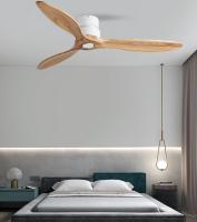China Modern Hanging Ceiling Fan With Light 3 Blade Flush Mount Ceiling Fan for sale