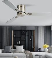 China 52inch Hanging Ceiling Fan With Light White 3 Blade Ceiling Fan for sale