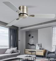 China 52inch Hanging Ceiling Fan With Light White 3 Blade Ceiling Fan for sale